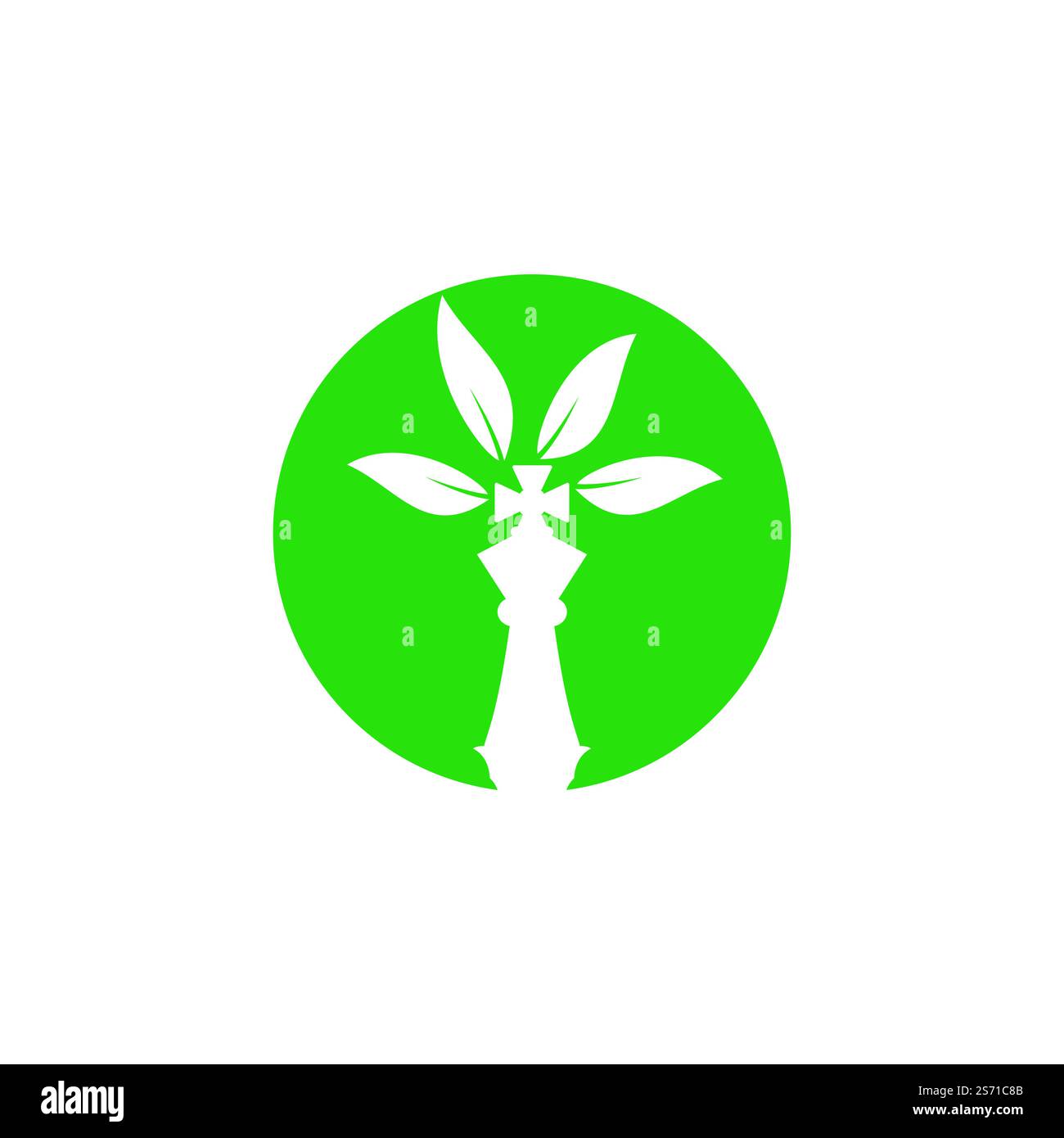 Chess tree vector logo design. Nature green strategy logo concept Stock ...