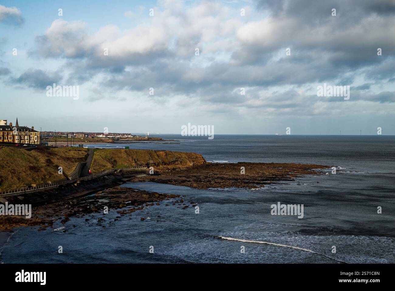 King Edwards Bay, Tynemouth, Newcastle, England Stock Photo - Alamy
