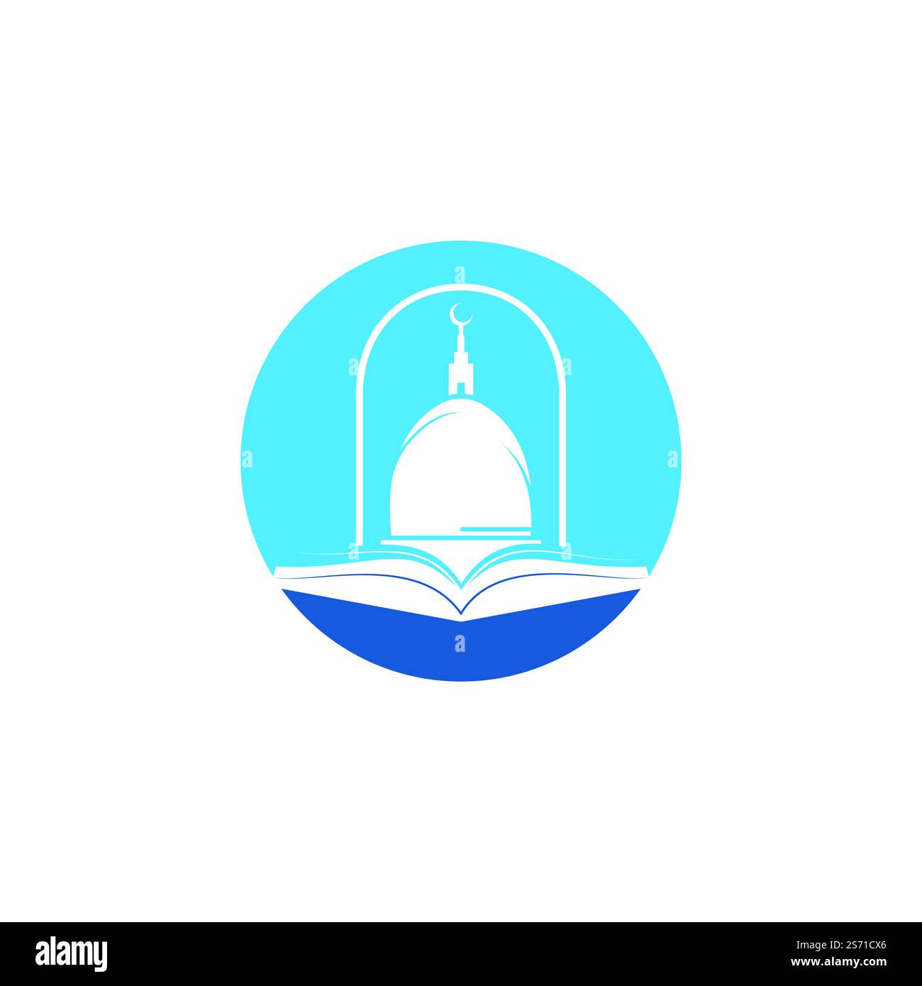 Islamic school vector logo design. Muslim learning logo template Stock ...