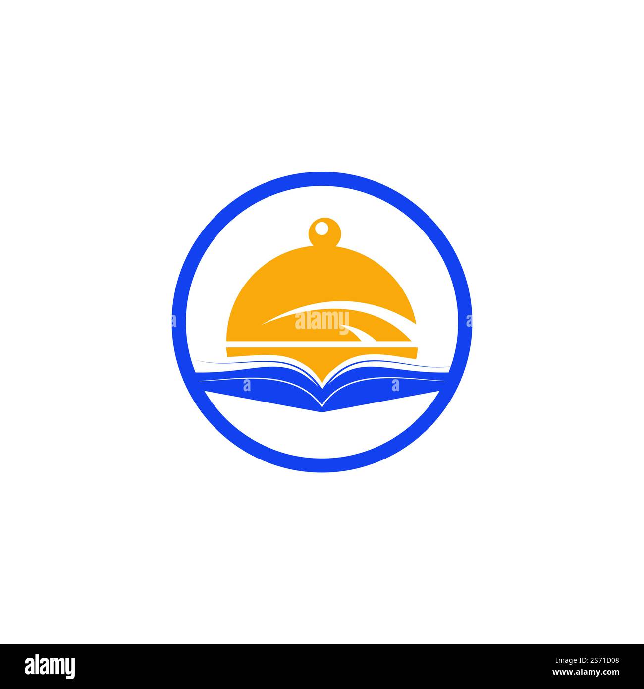 Food education vector logo design. Cooking food nutrition study ...