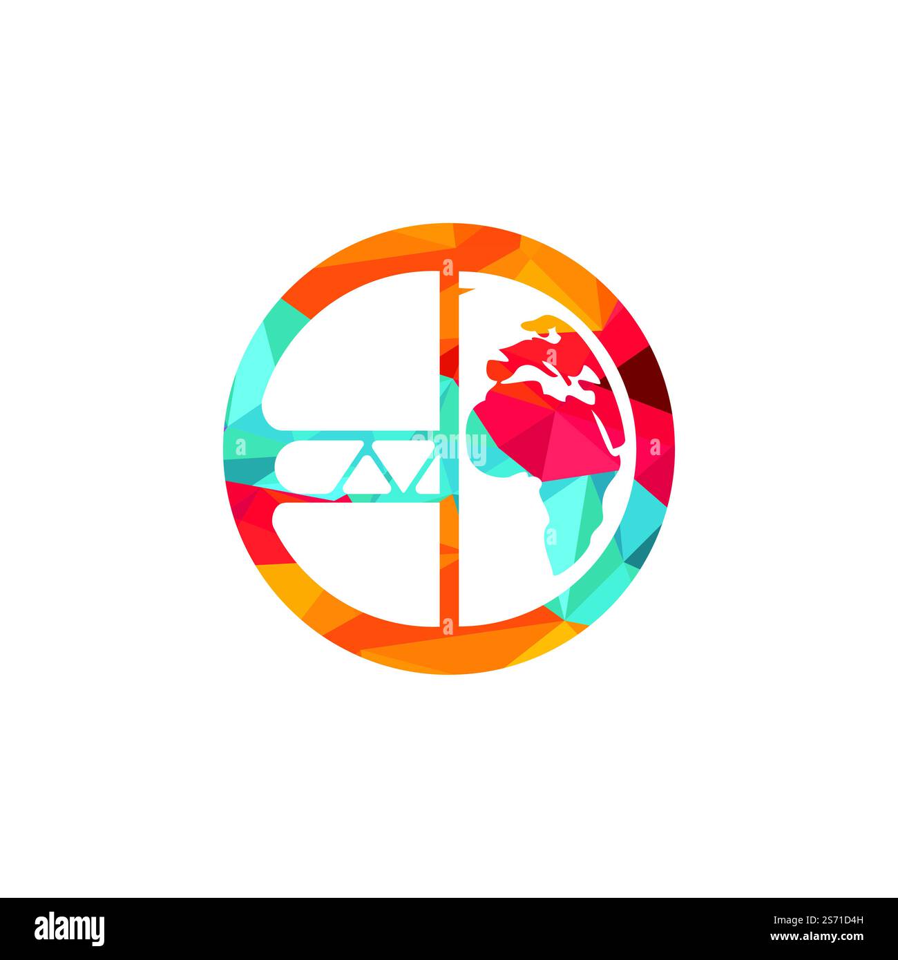 Planet burger logo design template. Hamburger and world symbol or icon ...