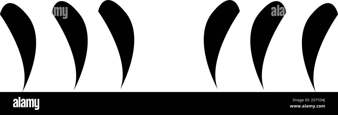 Happy halloween owl claws element. Vector illustration Stock Vector ...