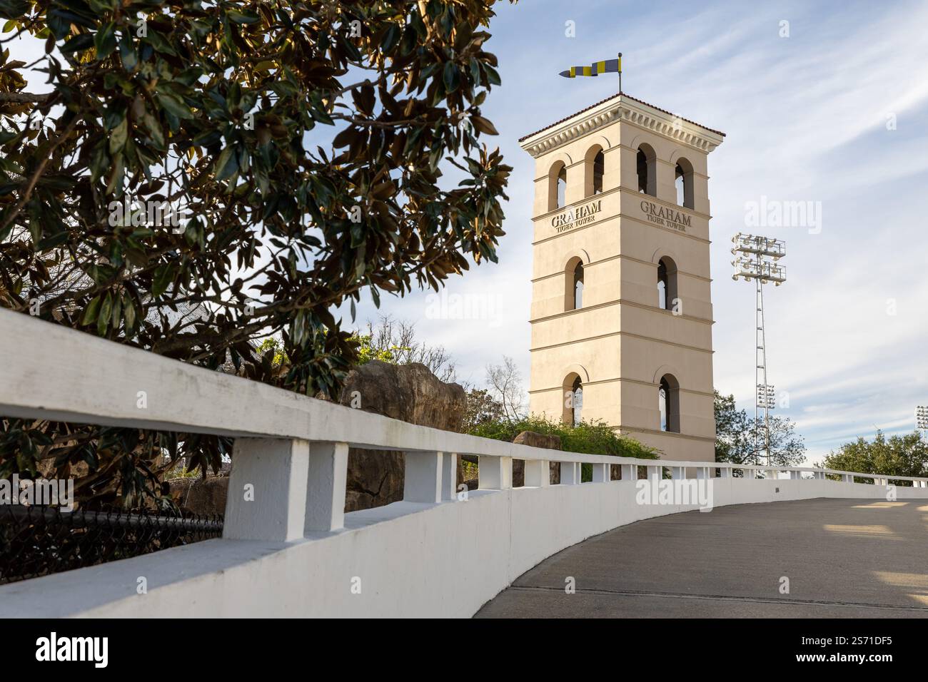 Baton Rouge, LA, USA. 17th Jan, 2025. LSU Tigers' mascot Mike's den ...