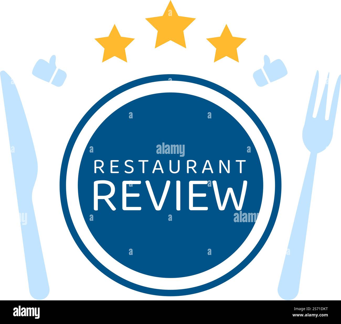 Restaurant Rating Review Template Hand Drawn Cartoon Flat Illustration ...
