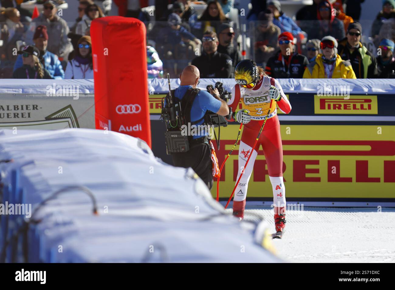 Christina Ager (AUT) Atomic during the AUDI FIS Ski World Cup 2024/25 ...