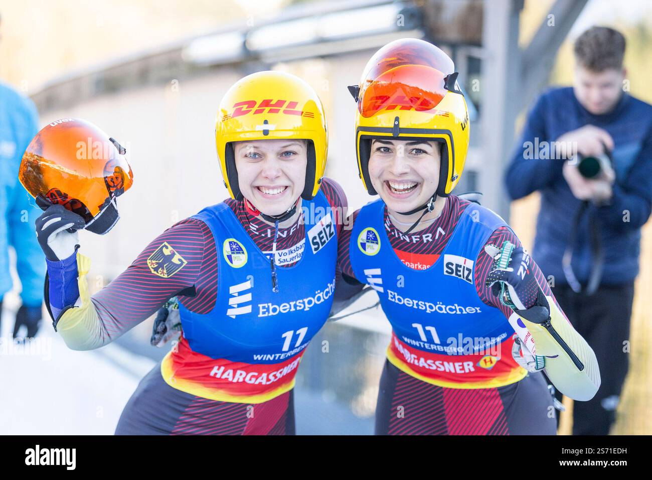 Winterberg, Deutschland. 18th Jan, 2025. Jessica Degenhardt, Cheyenne ...