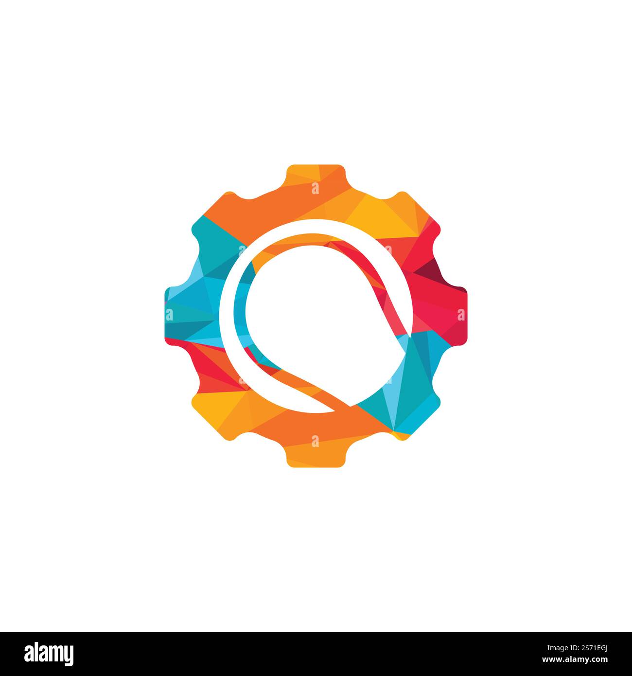 Tennis Gear vector logo design template. Unique tennis and industrial ...