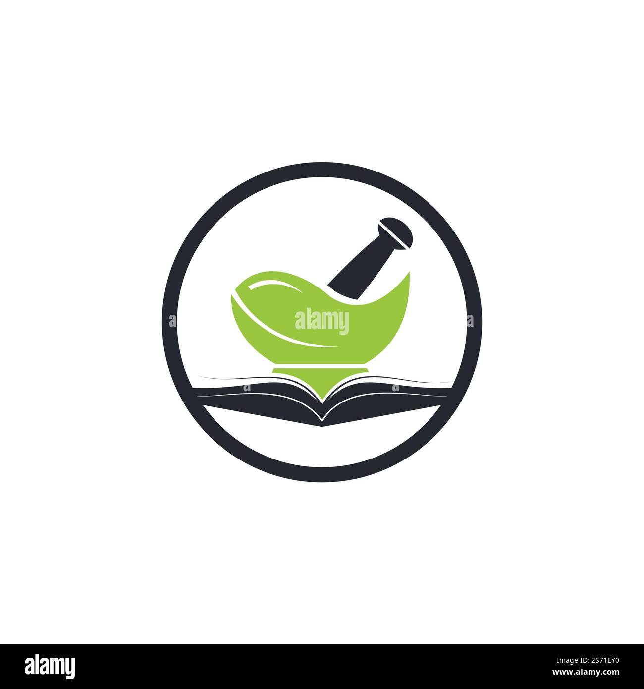Pharmacy book vector logo design. Medical study logo design concept ...