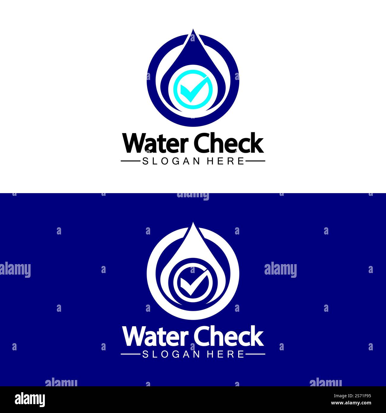 water drop check logo vector icon illustration Stock Vector Image & Art ...