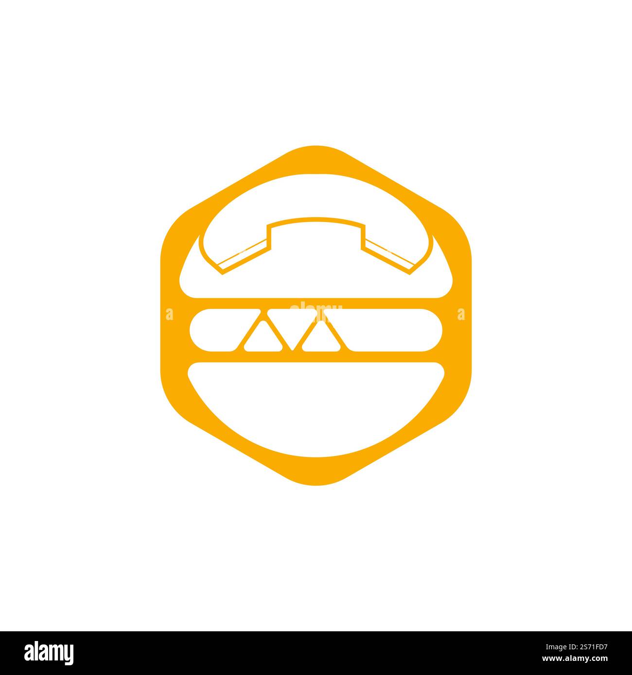 Food call logo design. Burger delivery logo concept. Hamburger and ...