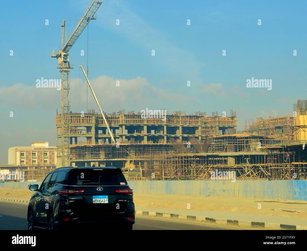 Cairo, Egypt, December 18 2024: A new high rise of residential ...