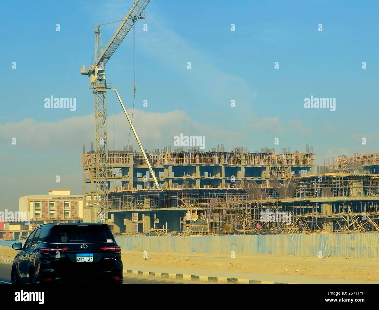 Cairo, Egypt, December 18 2024: A new high rise of residential ...