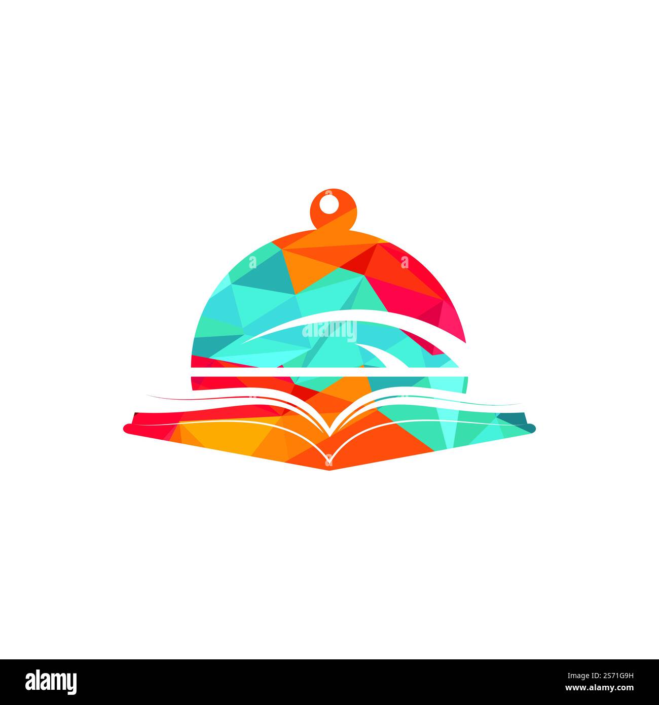 Food education vector logo design. Cooking food nutrition study ...