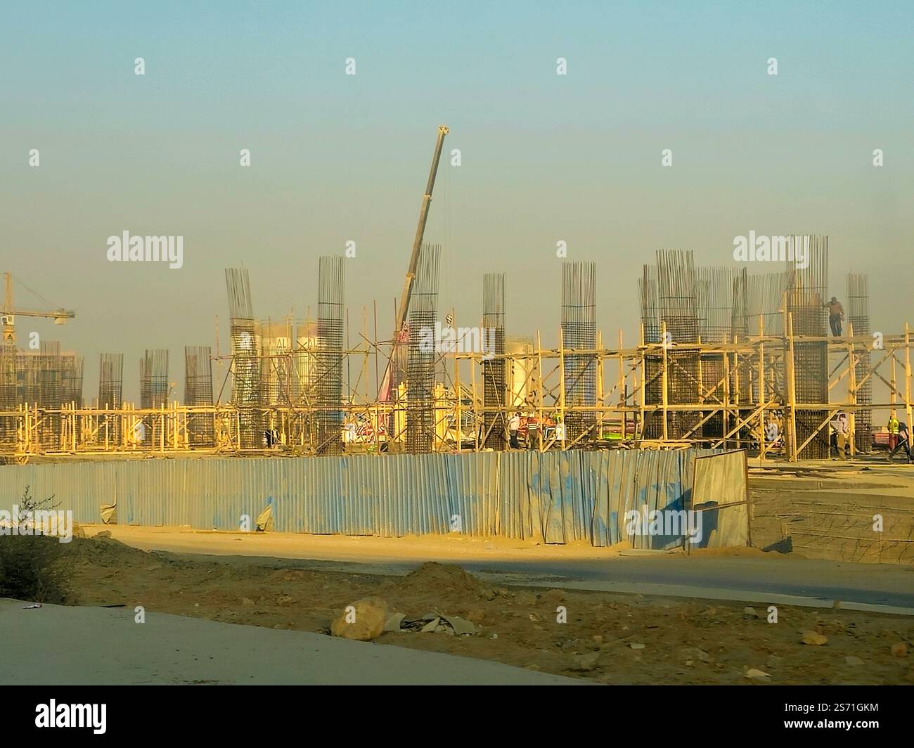 Cairo, Egypt, December 23 2024: A new high rise of residential ...