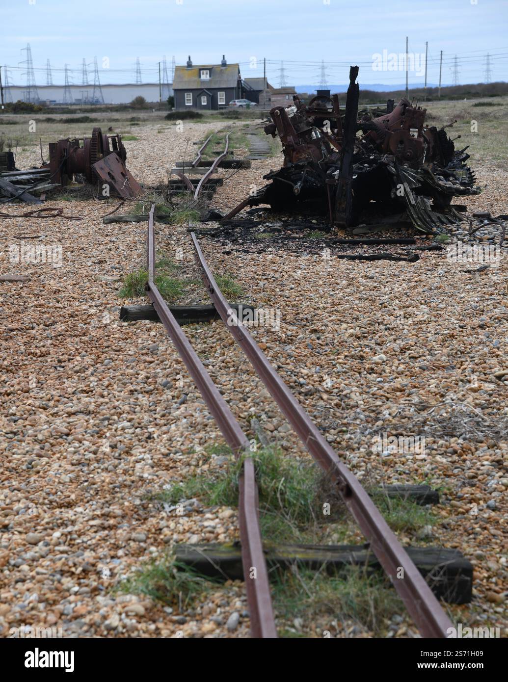 Dungeness rotting boats hi-res stock photography and images - Alamy