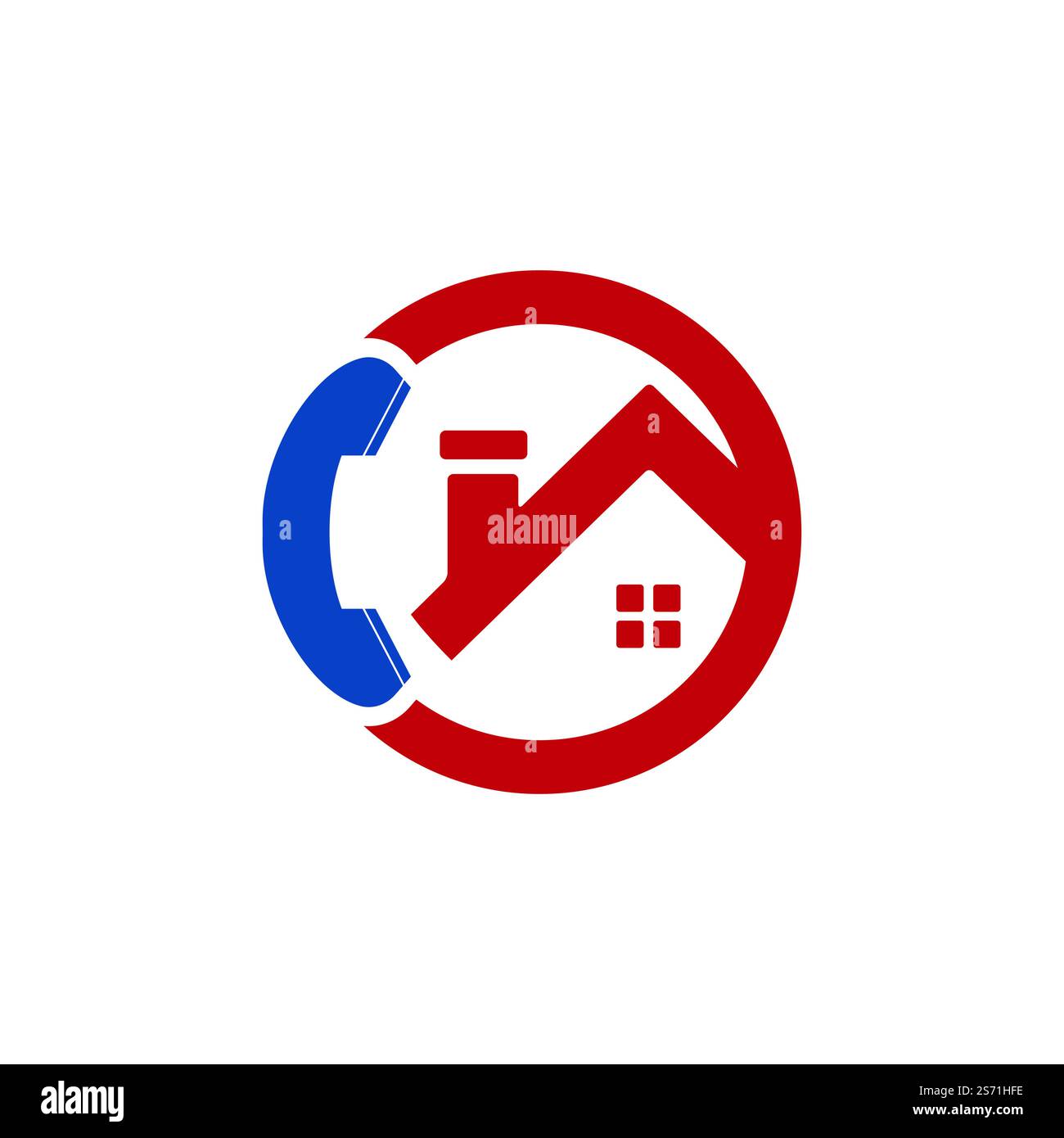 Home call logo design template Stock Vector Image & Art - Alamy