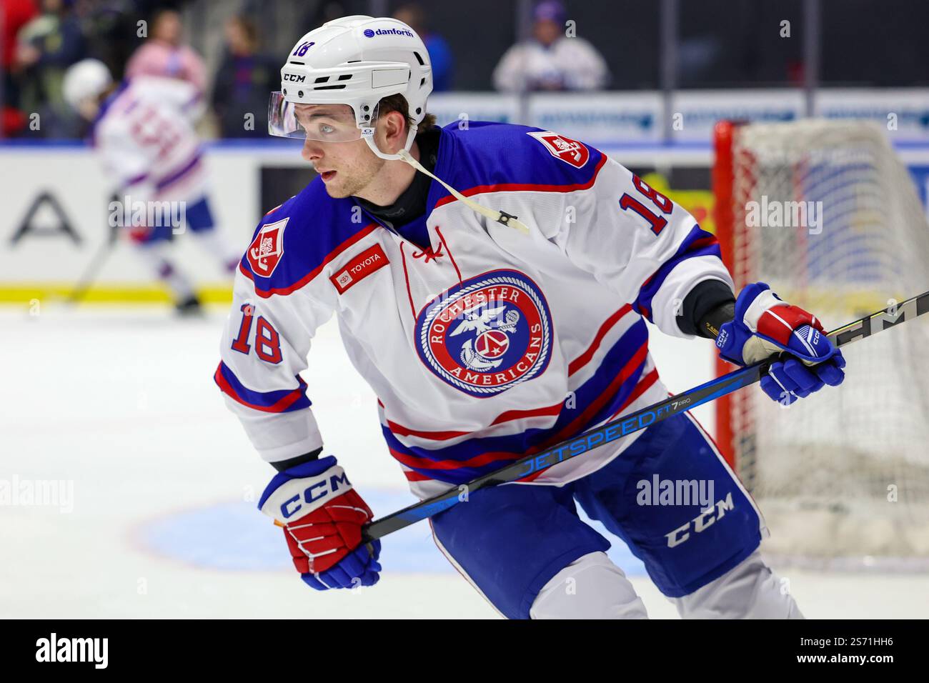 Rochester, New York, USA. 17th Jan, 2025. Rochester Americans forward ...