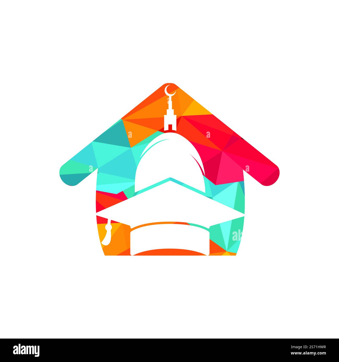 Islamic education vector logo design. Muslim learning logo template ...
