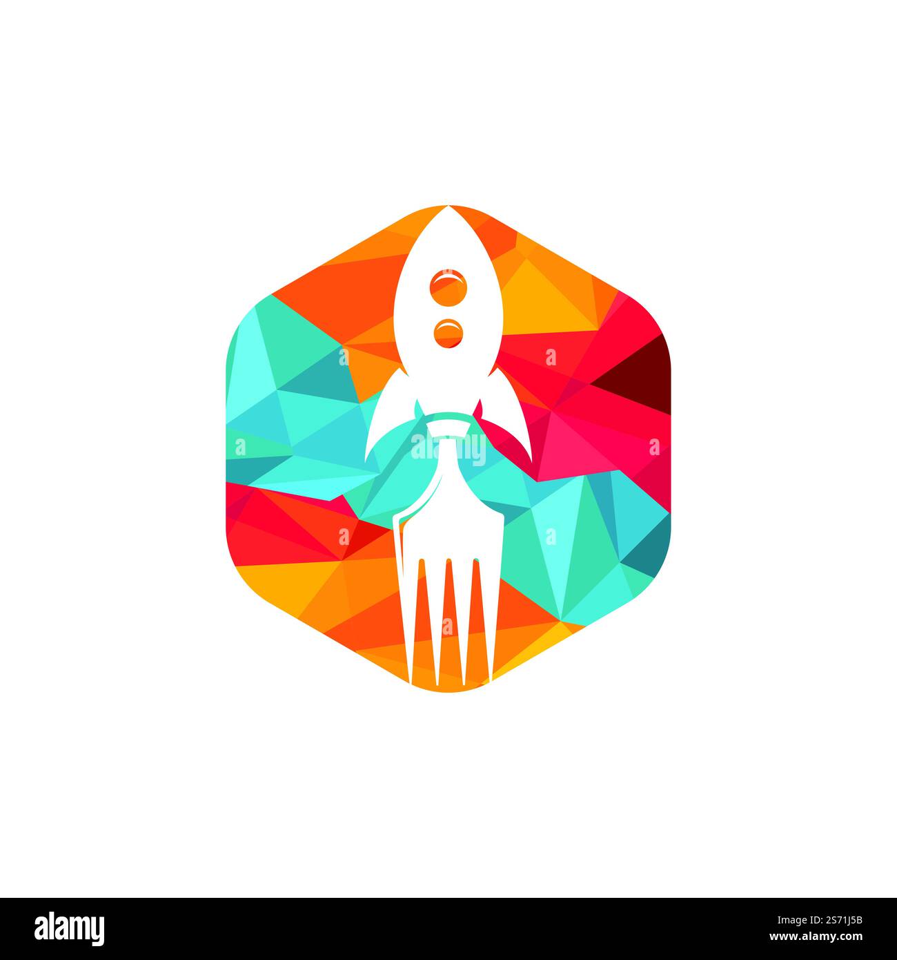 Rocket food logo design illustration. Fast food delivery logo template ...