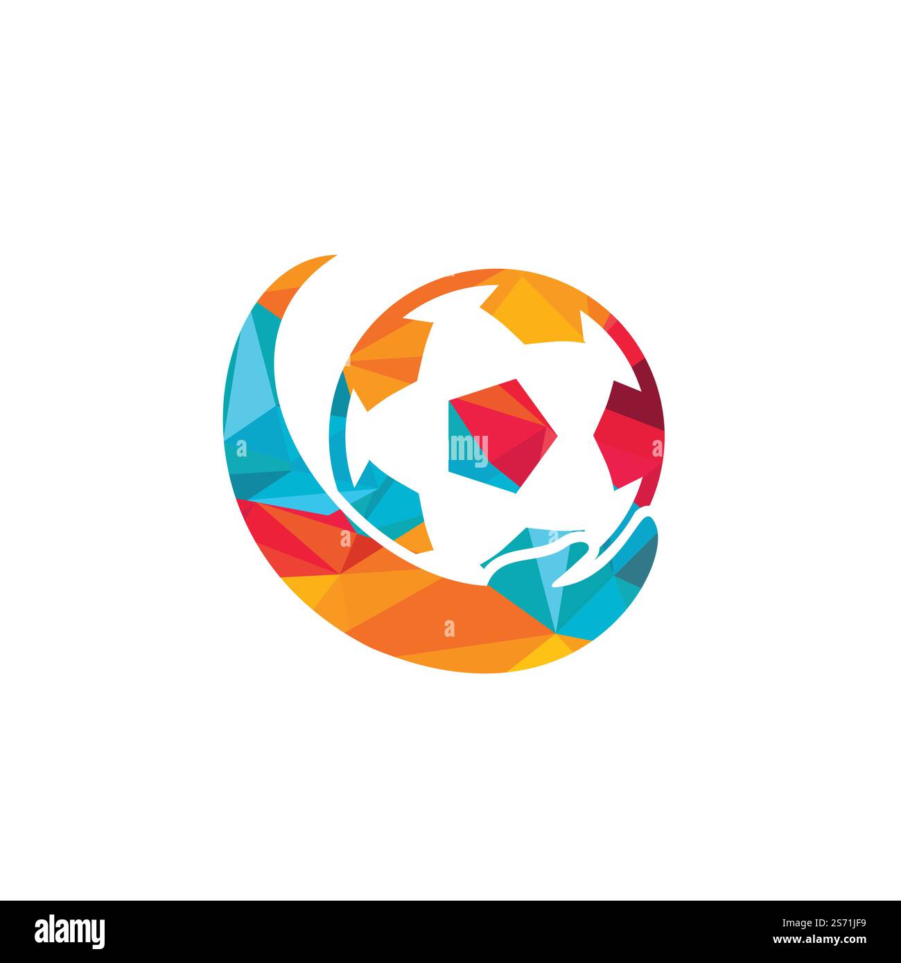 Soccer care vector logo design. Soccer ball and hand icon Stock Vector ...