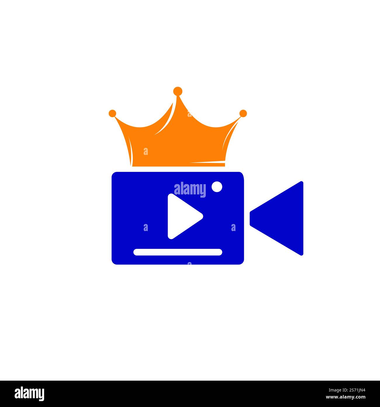 King Video vector logo design template. Royal film logo design vector ...