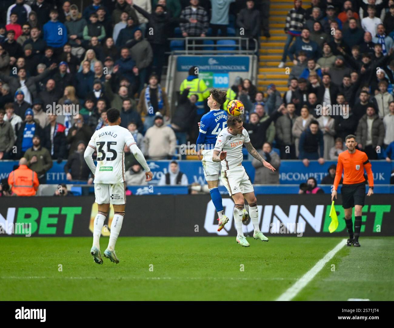 Cardiff City Stadium, Cardiff, UK. 18th Jan, 2025. EFL Championship ...
