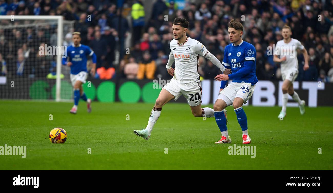 Cardiff City Stadium, Cardiff, UK. 18th Jan, 2025. EFL Championship ...