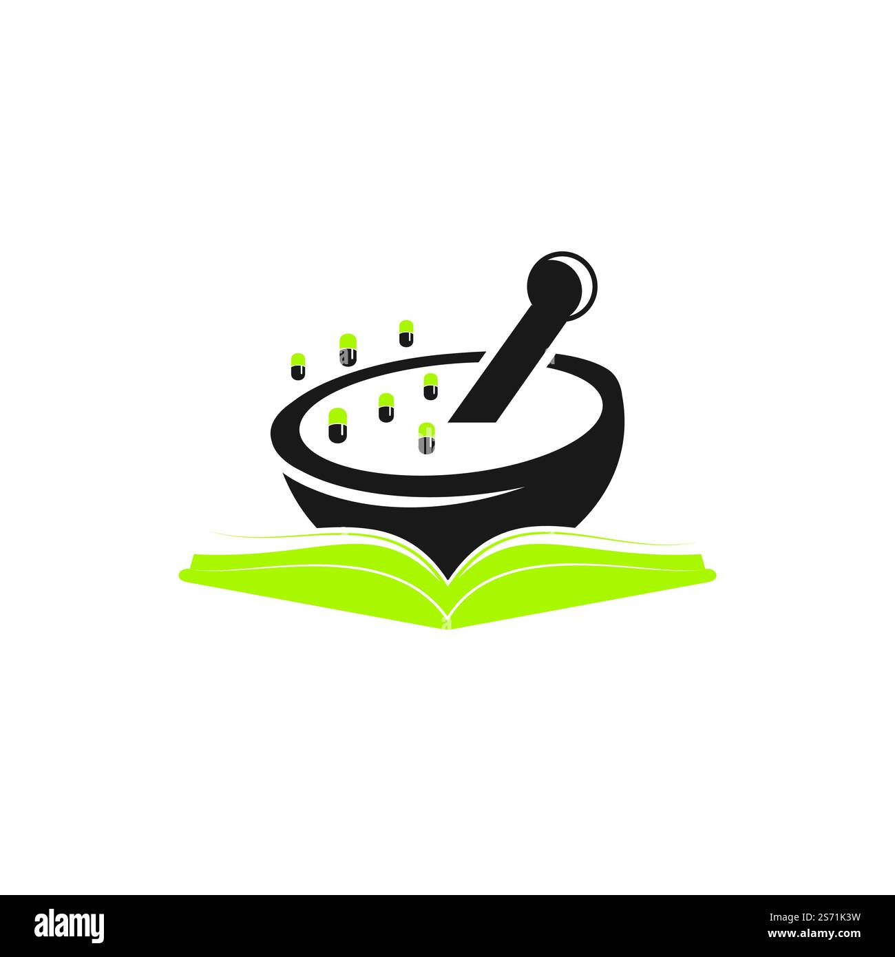 Pharmacy book vector logo design. Medical study logo design concept ...