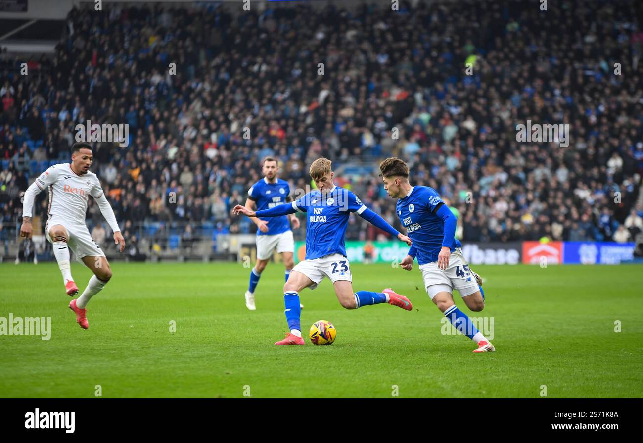 Cardiff City Stadium, Cardiff, UK. 18th Jan, 2025. EFL Championship ...
