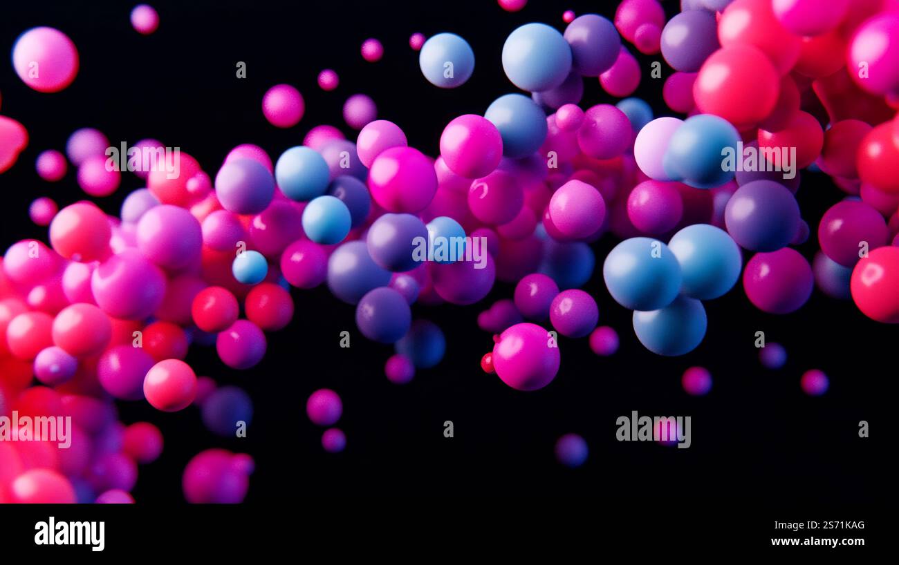 Striking 3D visualization of a complex molecular model of a peptide ...