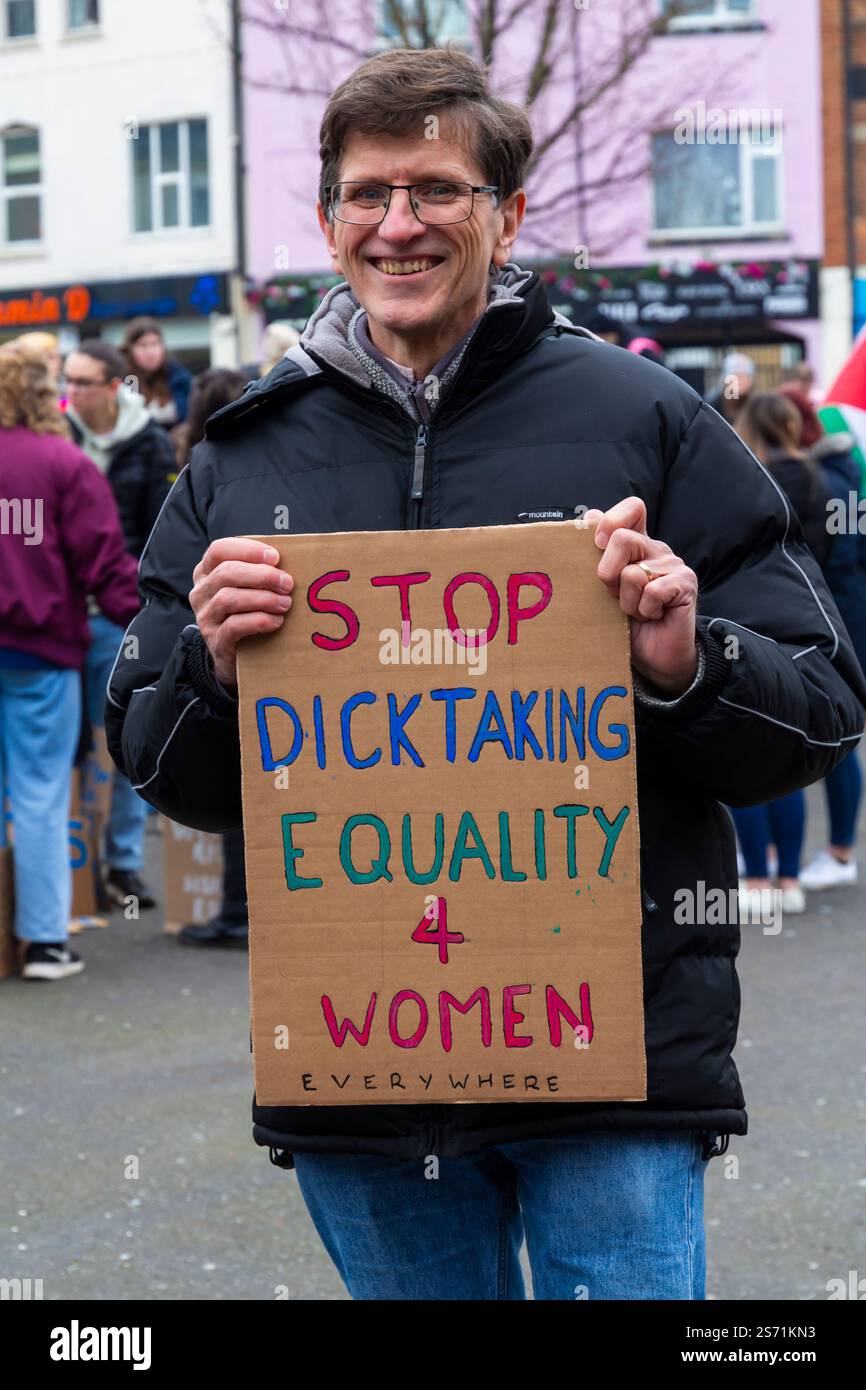 Bournemouth, Dorset, UK. 18th January 2025. Women’s Rights March takes ...
