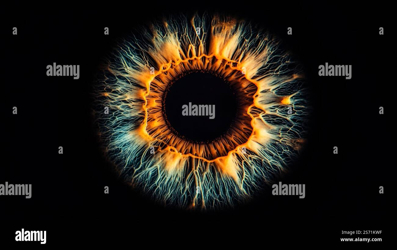 Powerful Cybersecurity Technology Concept - Luminous,Vivid Close-Up of ...