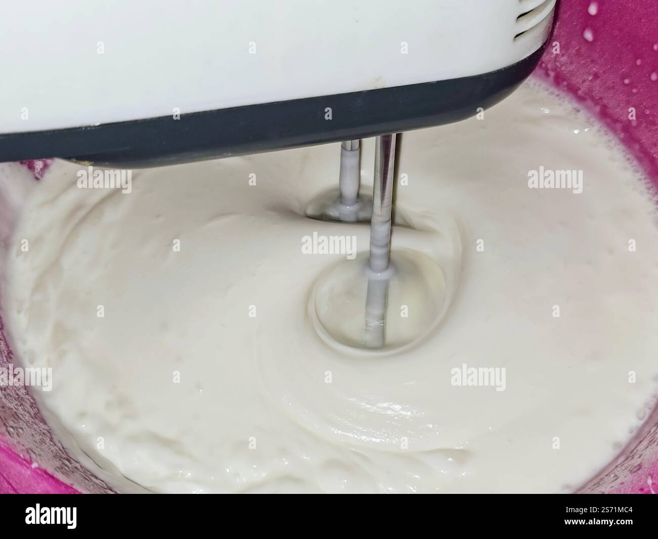 Whipped cream, a heavy, double cream, or other high-fat cream, that is ...