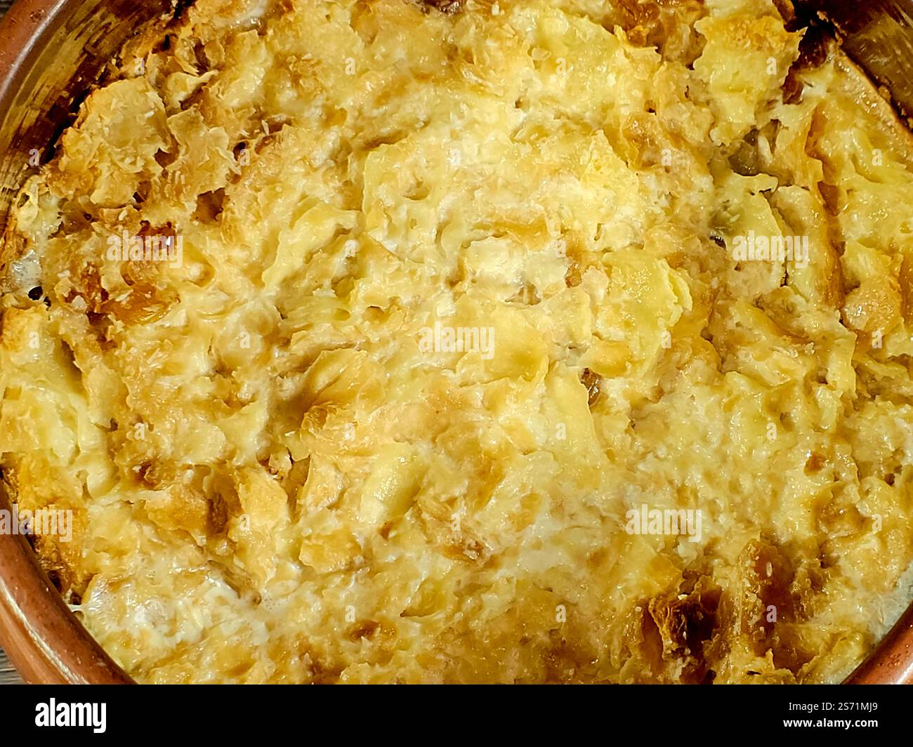 Traditional Arabic Egyptian Eastern dessert cuisine called Om Ali ...