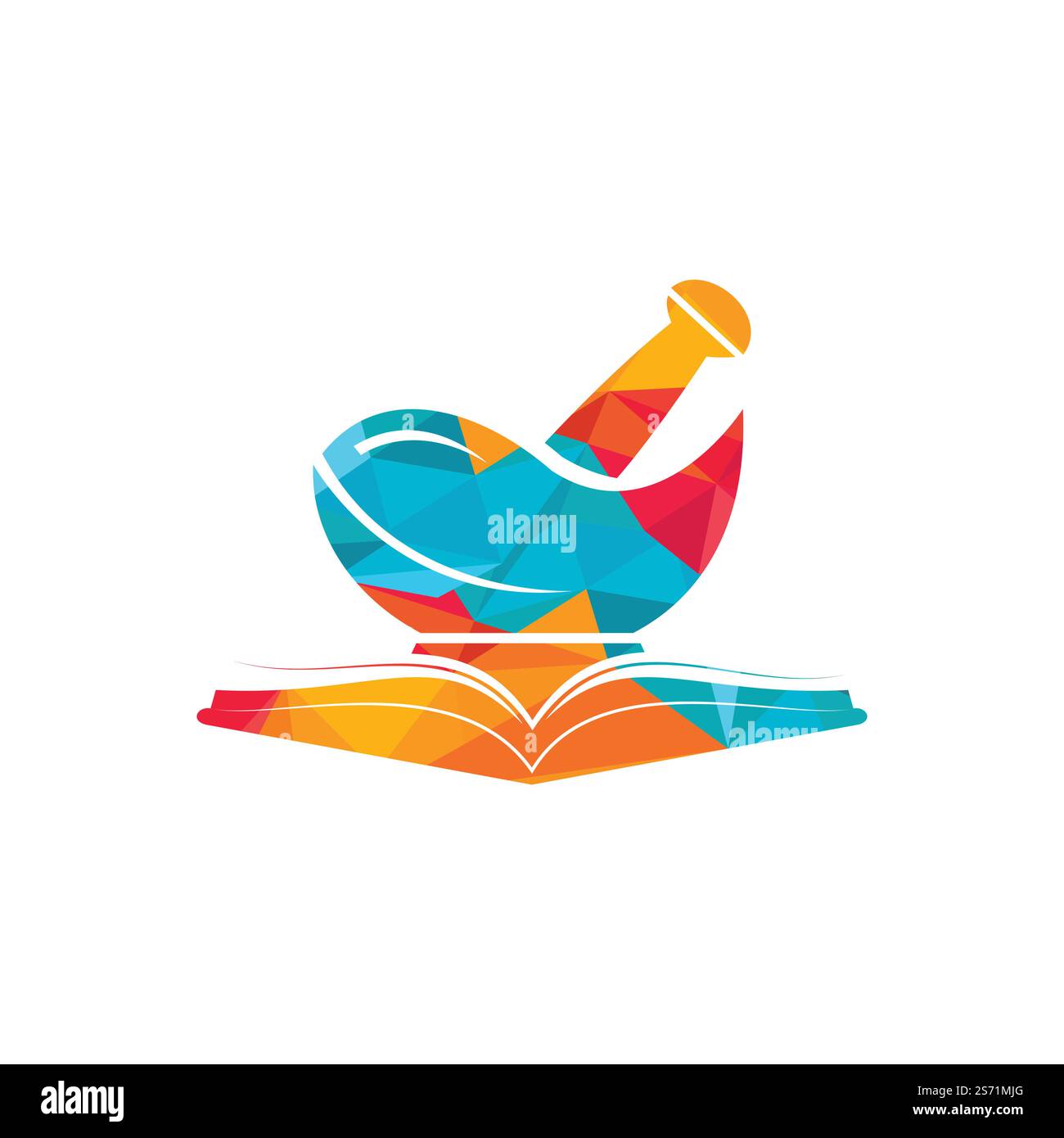 Pharmacy book vector logo design. Medical study logo design concept ...