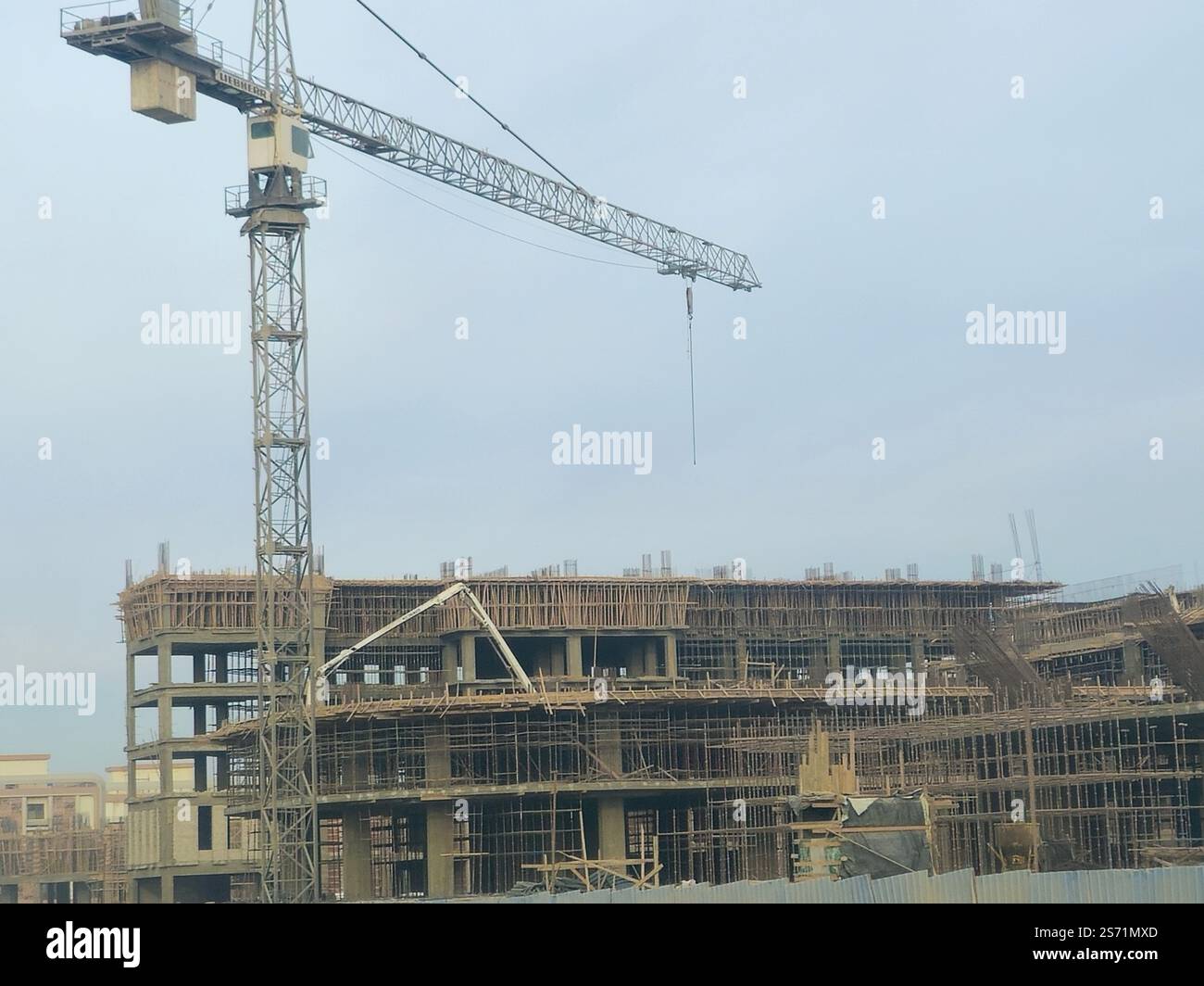 Cairo, Egypt, January 4 2025: A new high rise of residential apartments in new Cairo, New ...