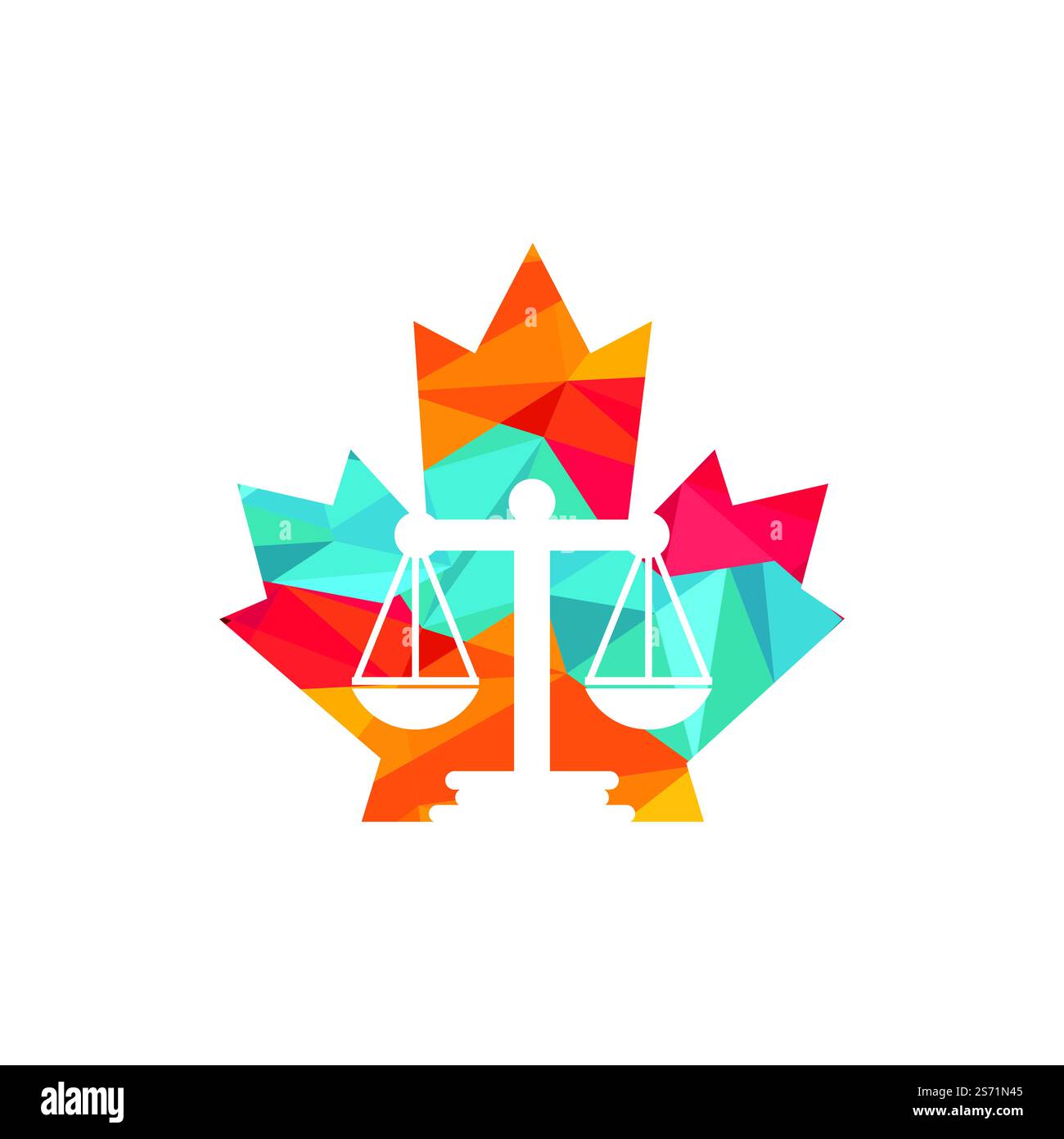 Canada law vector logo design. Law firm vector logo concept Stock ...