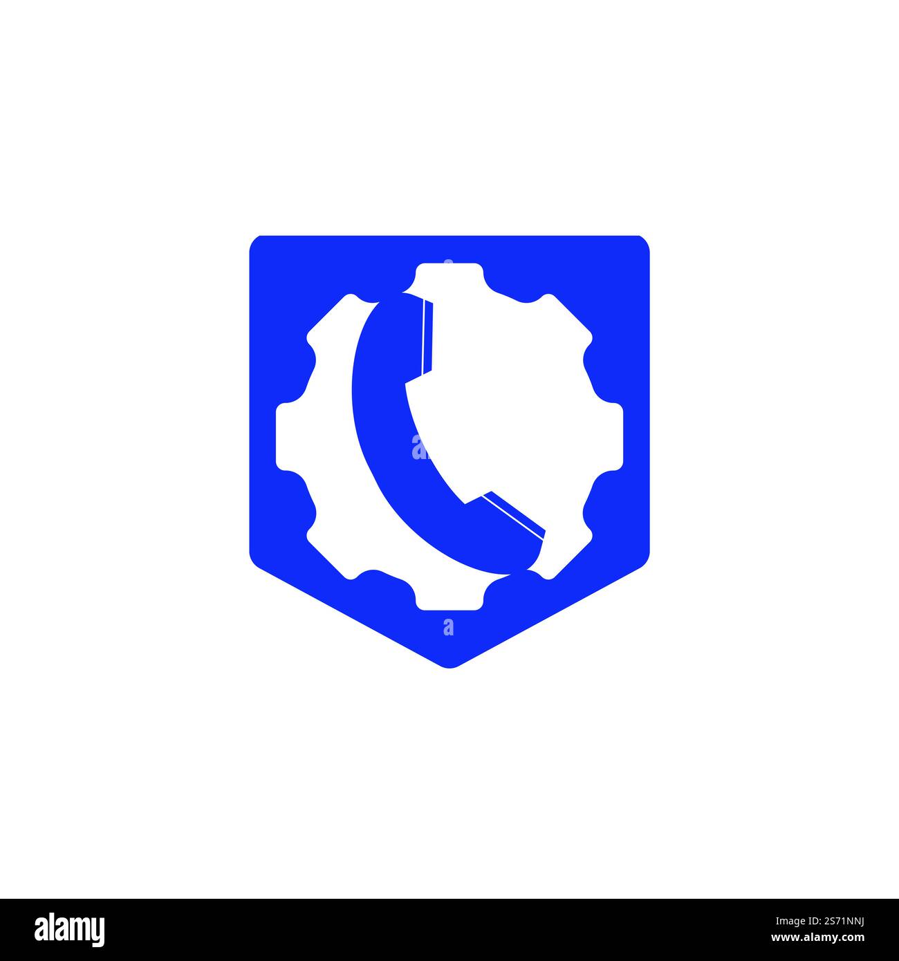 Gear Phone Call Logo Template Design Stock Vector Image & Art - Alamy