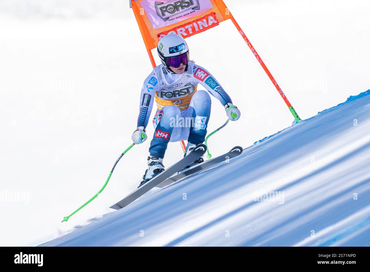 Cortina d’Ampezzo, Italy 18 January 2025. LIE Kajsa Vickhoff (NOR ...