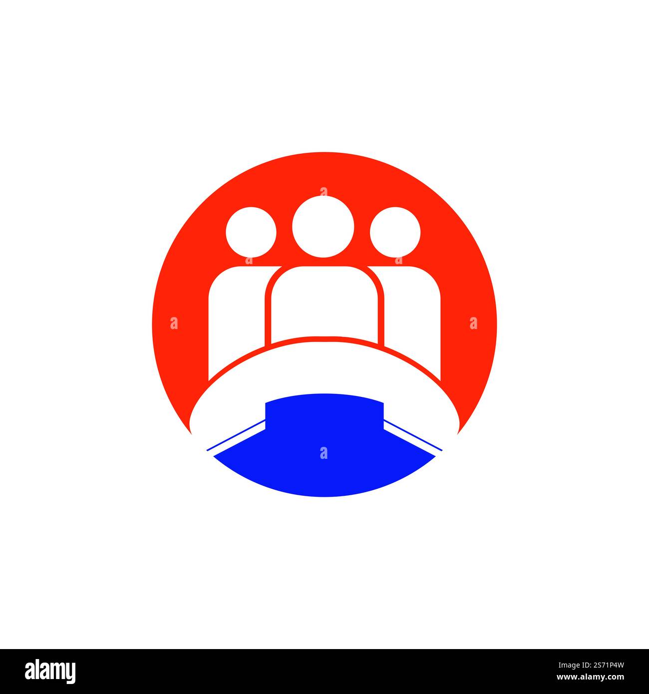 Call people vector logo design. Handset and people icon design Stock ...