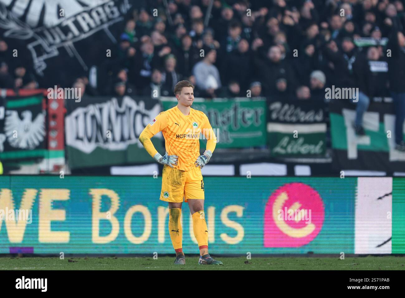 18 January 2025, North Rhine-Westphalia, Münster: Soccer, Bundesliga 2 ...