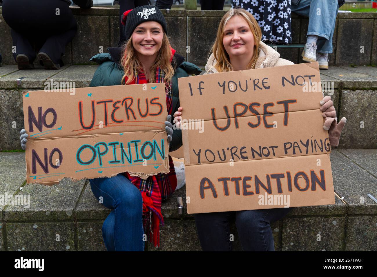 Bournemouth, Dorset, UK. 18th January 2025. Women’s Rights March takes ...