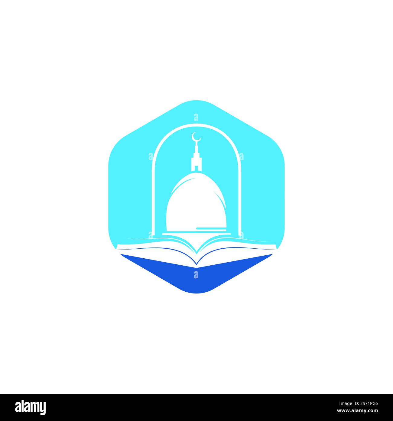 Islamic school vector logo design. Muslim learning logo template Stock ...
