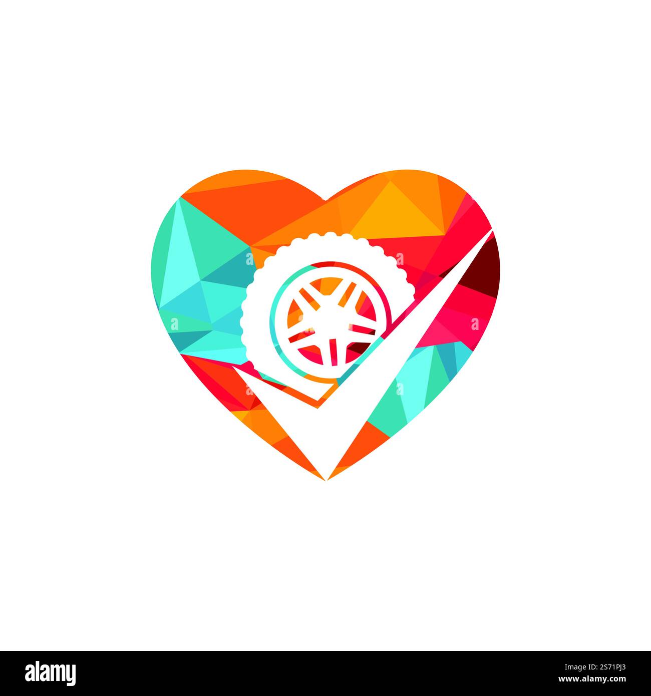 Tire check vector logo design. Tire and tick icon concept Stock Vector ...