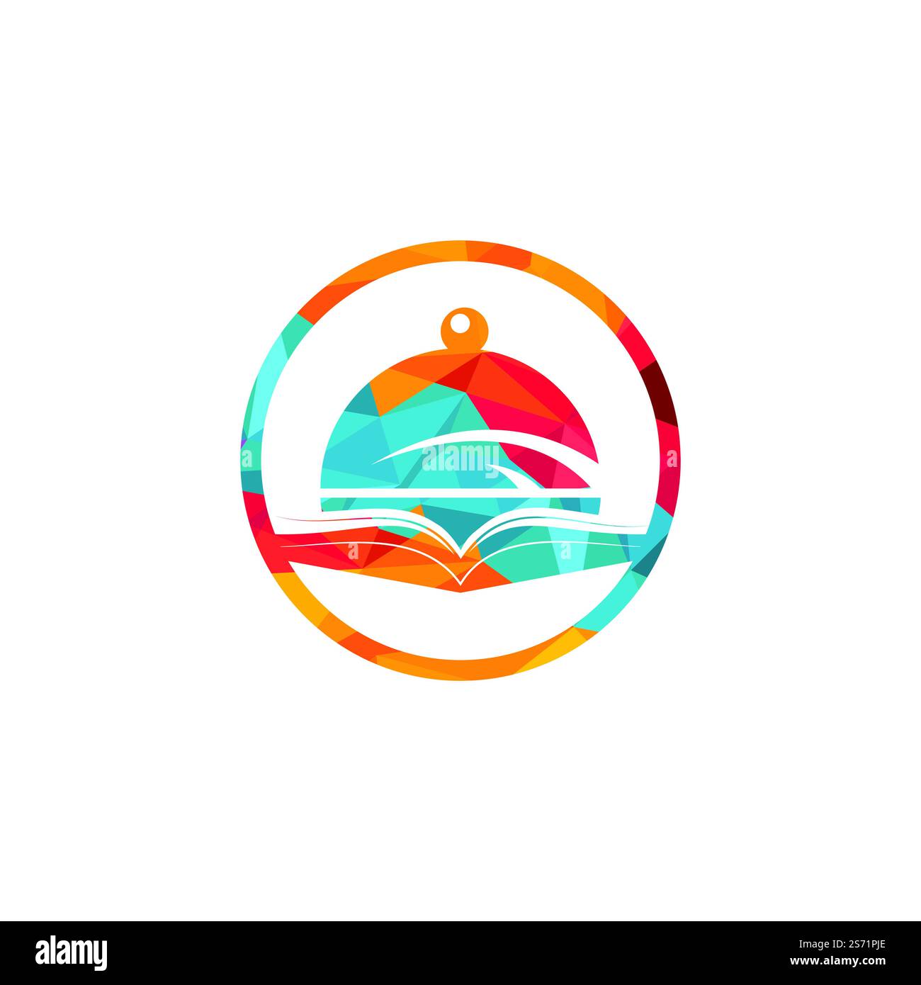 Food education vector logo design. Cooking food nutrition study ...