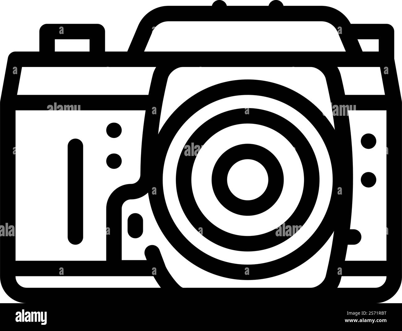 photo camera retro gadget line icon vector. photo camera retro gadget ...