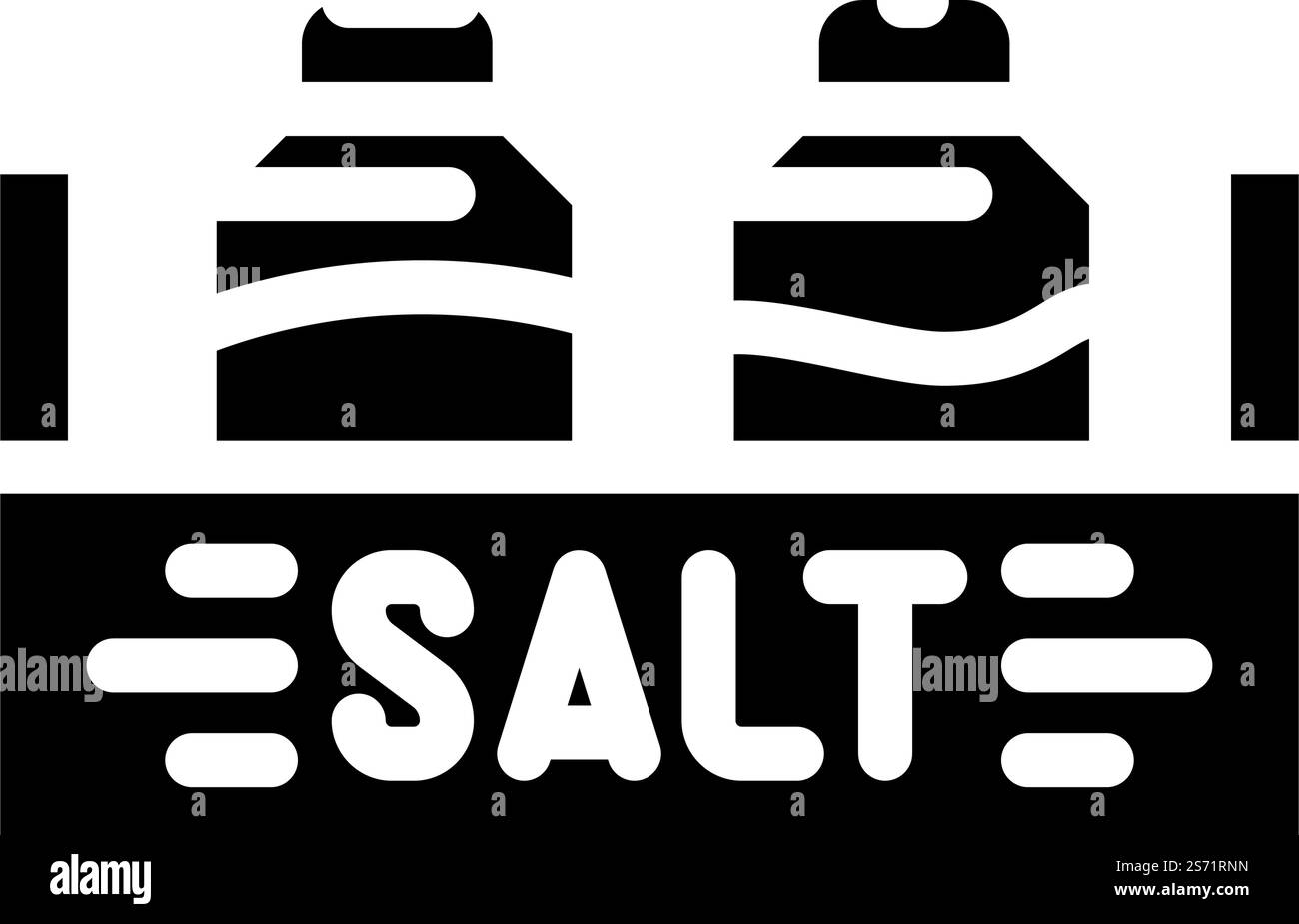 table salt glyph icon vector. table salt sign. isolated symbol ...