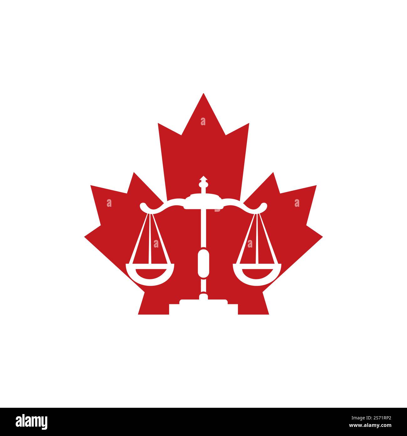 Canada law vector logo design. Law firm vector logo concept Stock ...