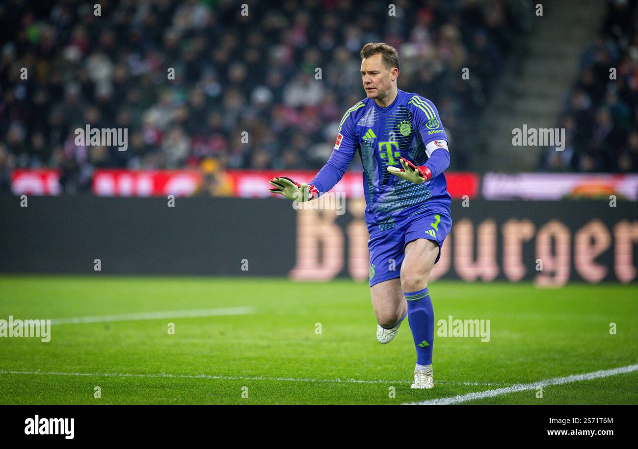 Mönchengladbach, Germany. 11th Jan 2025. Manuel Neuer (FCB) Borussia ...