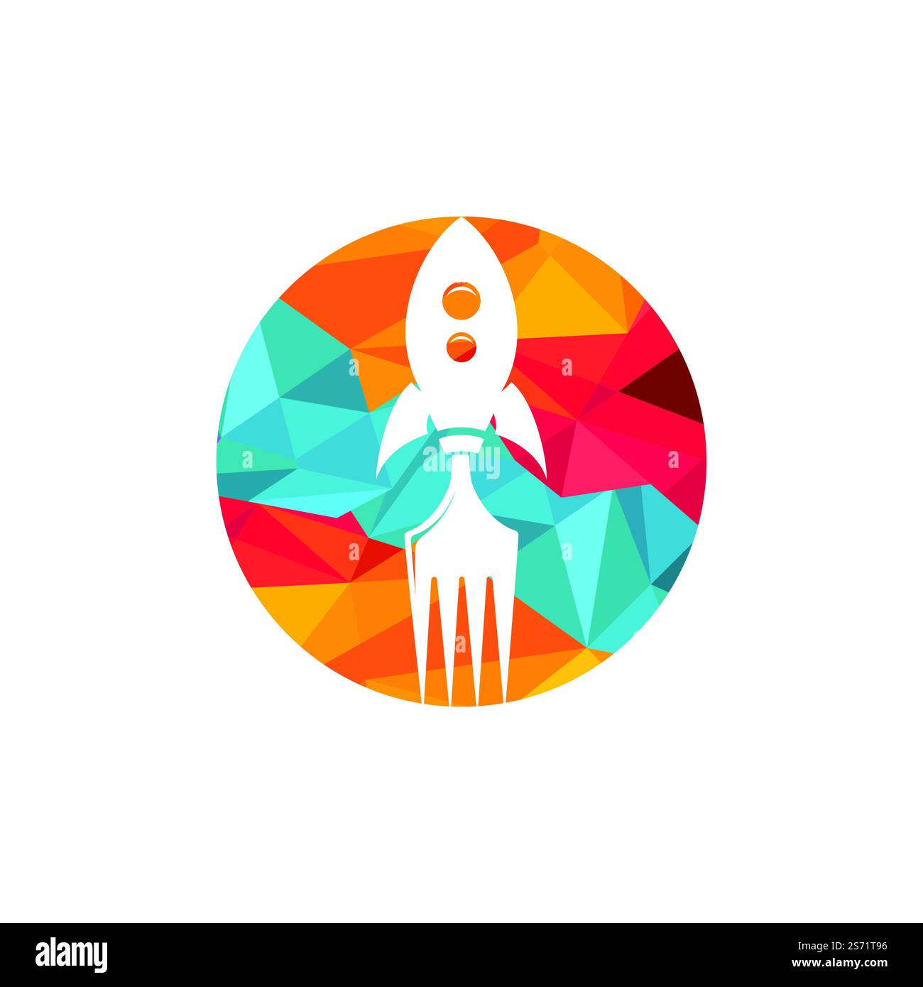 Rocket food logo design illustration. Fast food delivery logo template ...
